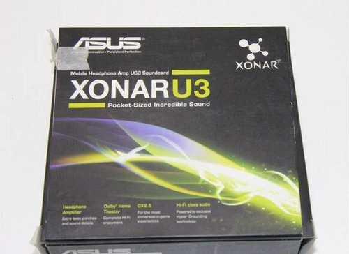 Звуковая карта USB asus Xonar U3 б/у