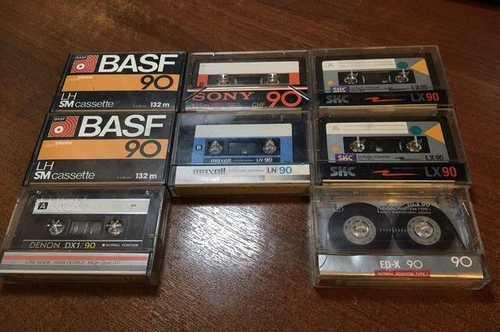 Аудиокассеты basf sony denon maxell raks с записью