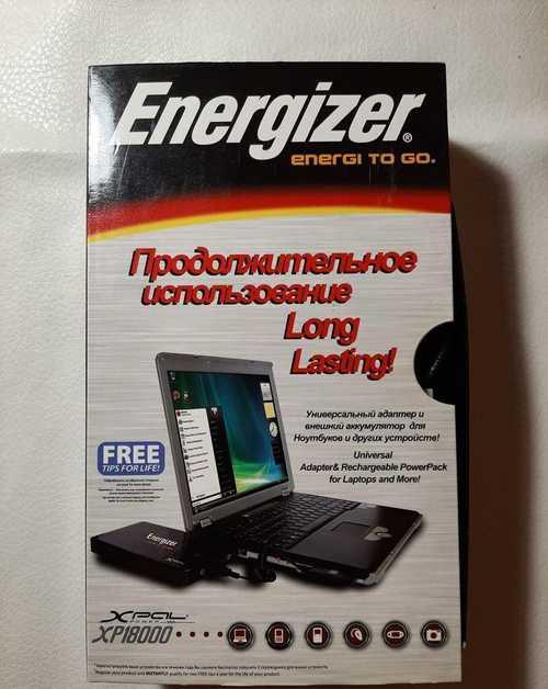 Портативный аккумулятор Energizer XP18000K черный