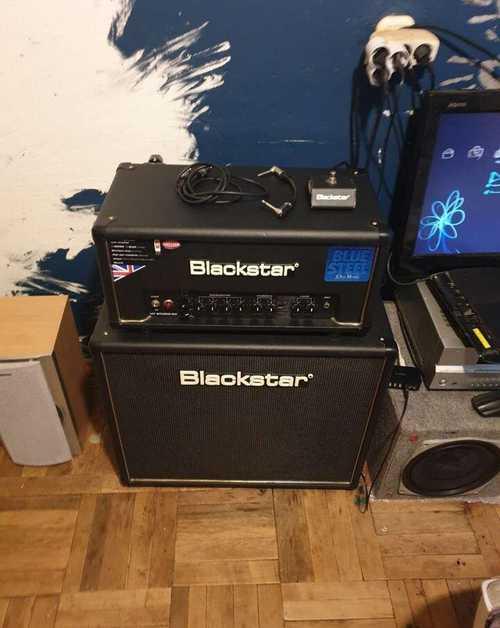 Гитарный ламповый усилитель blackstar ht-20h + каб