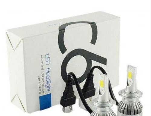 Светодиодные лампы C6 LED Headlight 12W цоколь H3