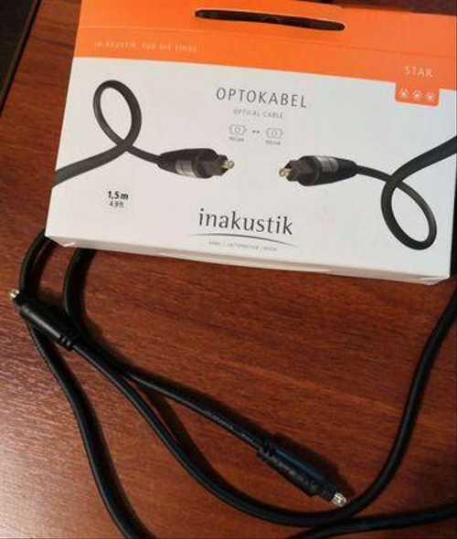 Inakustik star opt cable оптический кабель toslink