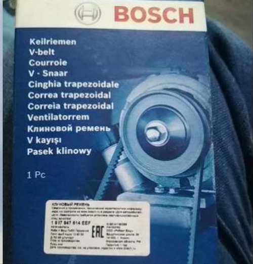 Клиновой ремень Bosch 10x1025