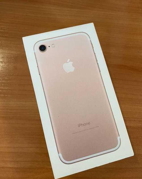Коробка от Apple iPhone 7 (rose gold) 32GB