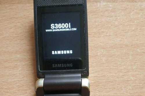 Телефон раскладушка samsung S3600i