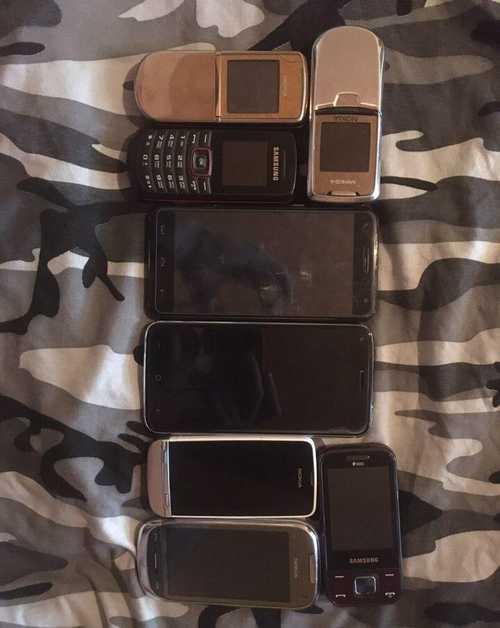Много телефонов на продажу