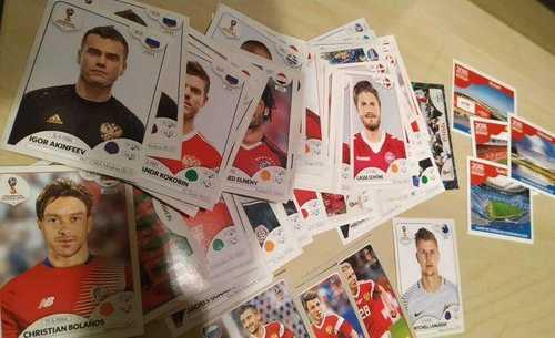 Наклейки panini чм 2018