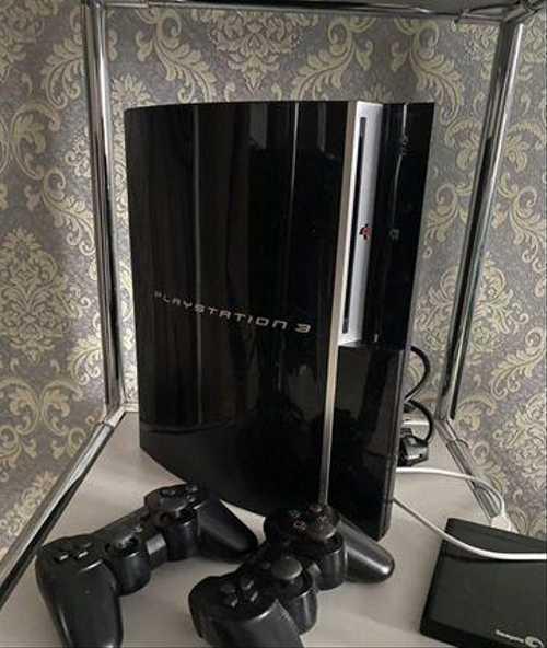 Sony PS3 Fat 1tb hdd прошитая полный комплект