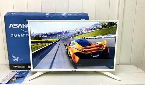 Белый asano 28" 71 см 60 Гц Smart TV WiFi 2021