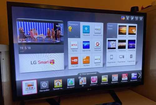 107cм Smart TV LG 42LM620T Full HD DVB-T2