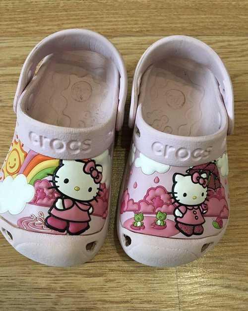 Crocs кроксы Hello Kitty