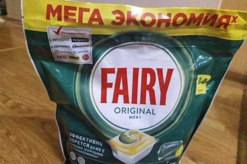 Fairy капсулы для посудомоечных машин 84 шт всё в1
