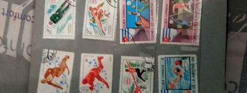 Почтовые марки СССР, куба, болгария, монголия