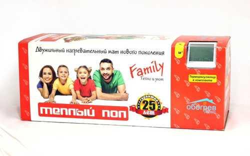 Теплый пол Family ол с сенсорным терморегулятором
