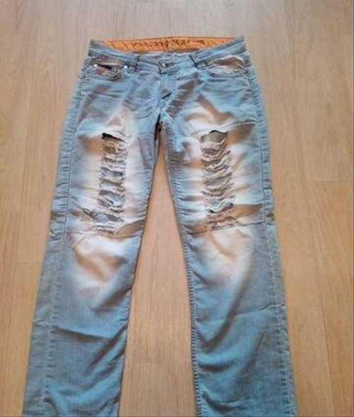 Летние джинсы рваные