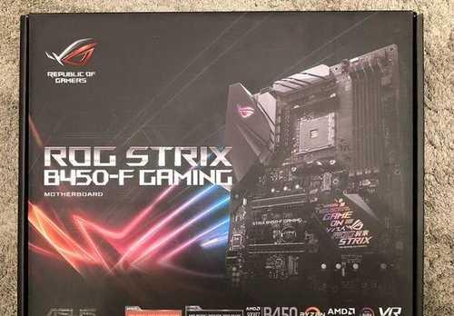 Материнская плата asus ROG strix B450-F gaming