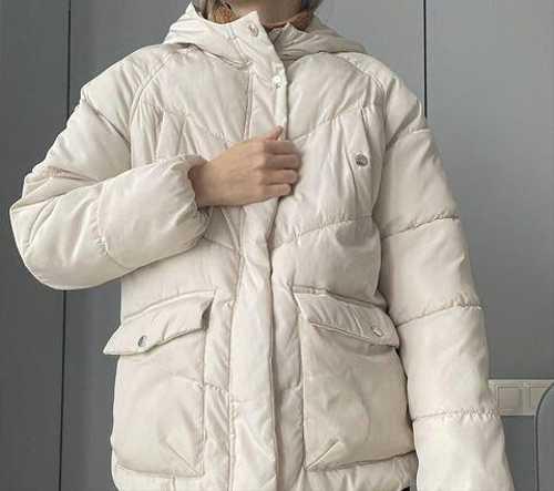 Пуховик женский zara XS
