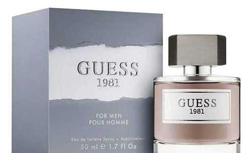 Новые запечатанные Guess 1981 for Men 50 мл