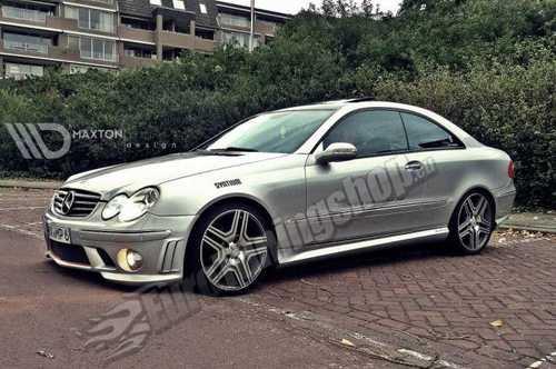 Передний бампер Mercedes CLK W209 AMG стиль