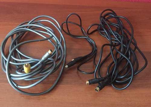 S Video 4 Pin/RCA кабель 1м/5м новые