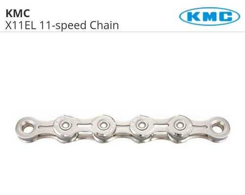 Цепи KMC X11EL Silver/Gold Ti-N 118 links от