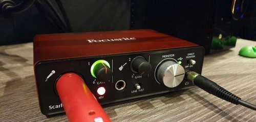 Внешняя звуковая карта Focusrite Scarlett Solo 2nd