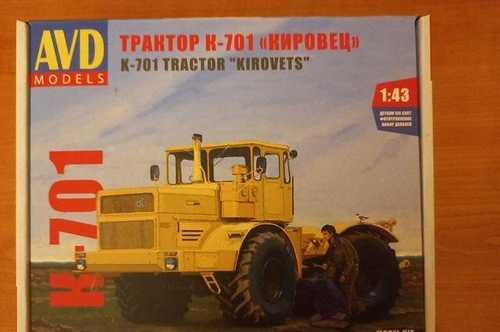 Сборная модель Трактор К-701 Кировец 1/43