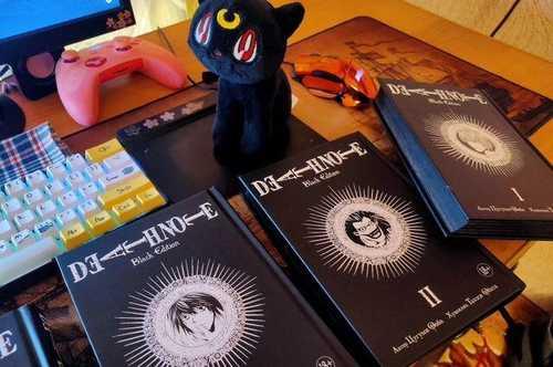 2, 3, 4 тома манги Death Note Black Edition