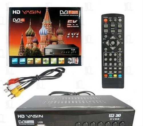 Приставка для цифр тв yasin DVB T8000 DVB-T/T2