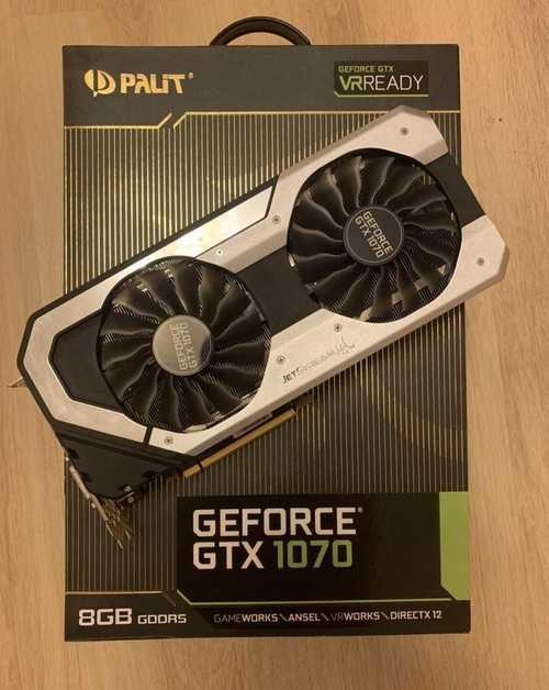 Видеокарта GeForce GTX 1070 Palit Jet Stream