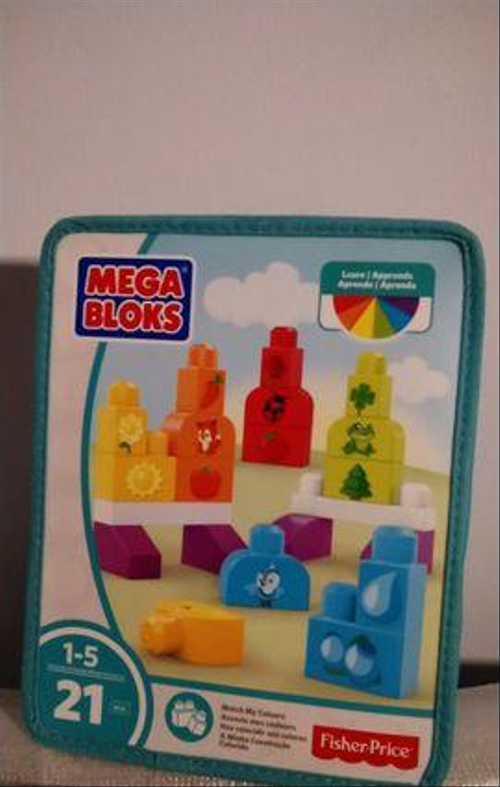 Кубики Mega Bloks 21 деталь