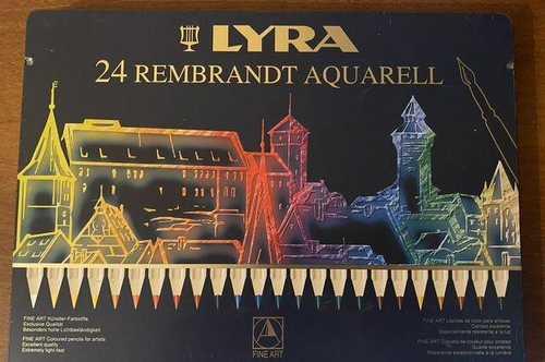 Набор акварельных карандашей Lyra 24 цвета