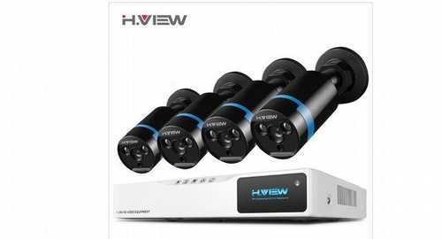 Регистратор H.view AVR-AE108 8CH 1080p +4 камеры