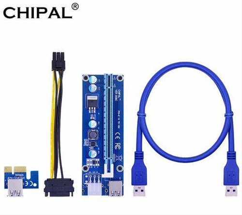 Райзер PCI-E VER 006C 6 Pin Новые