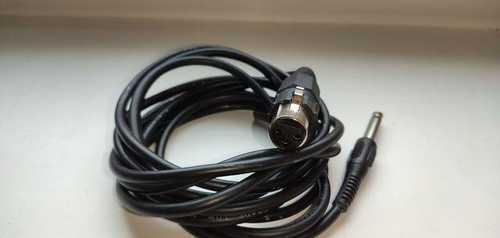 Кабель соединительный для микрофона 6.3mm jack-XLR