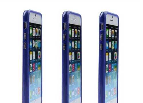 Бампер для iPhone 6 синий
