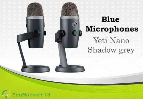 Blue Microphones Микрофон Yeti Nano,Серый Новый