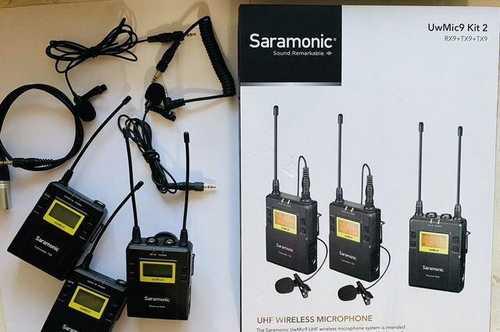 Микрофон петличный saramonic uwmic9 kit 2