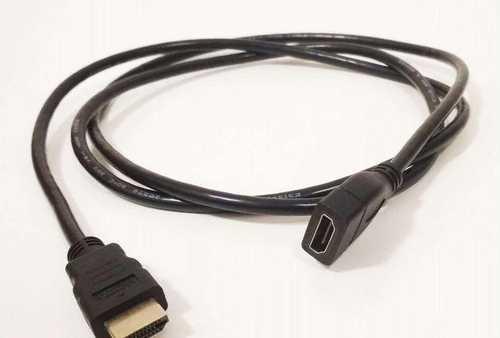 Кабель hdmi male-female (папа-мама), 1.5 м