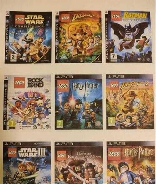 Коллекция Lego на PlayStation 3