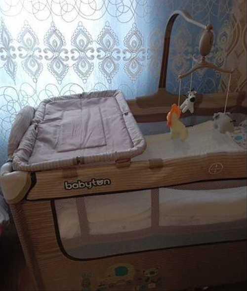 Детская кровать манеж бу