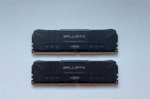 DDR4 Crucial Ballistix 2x8гб BL8G32C16U4B