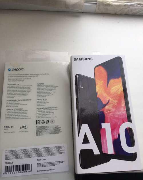 Телефон Samsung A10 Black
