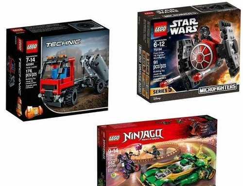 Lego Ninjago 70641, Lego Technic 4208, Lego 75194