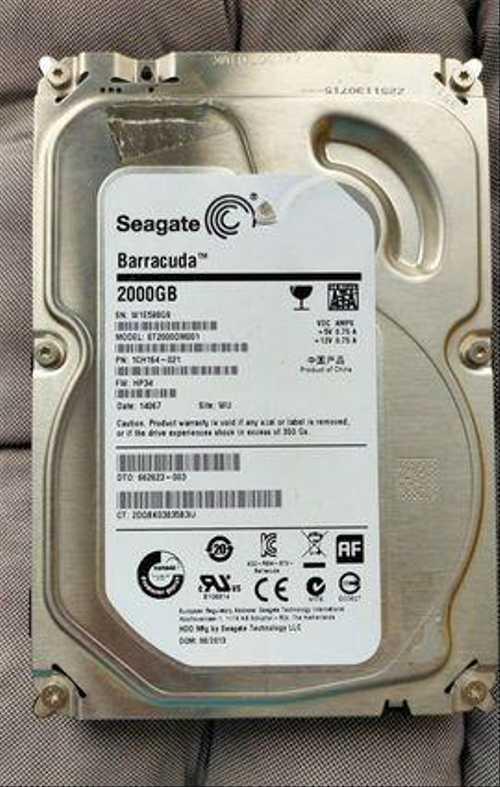 Жесткий диск 2 Tb HDD Seagate Barracuda