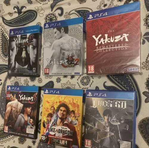 Коллекция Yakuza и Judgment PS4