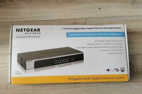 Сетевой коммутатор Netgear XS505M-100EUS