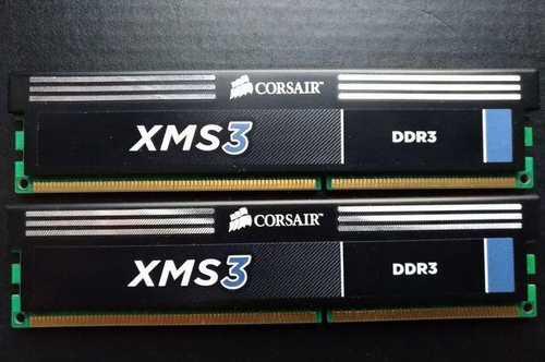 DDR3 Corsair XMS3 8GB Kit (4GBx2) 2000