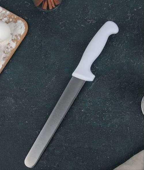 Нож для бисквита, 34 см (в подарок хлебный нож)