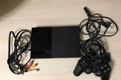 Игровая приставка Sony PlayStation 2 + диски с игр